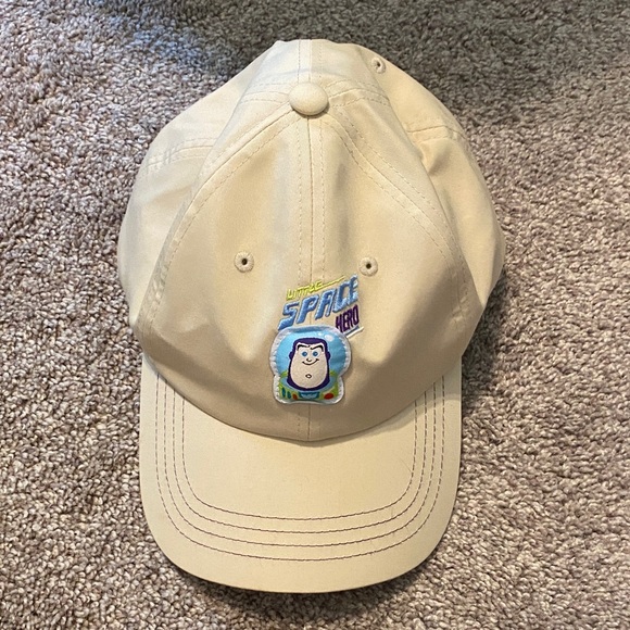 Disney | Accessories | Disney Cream Buzz Lightyear Hat | Poshmark